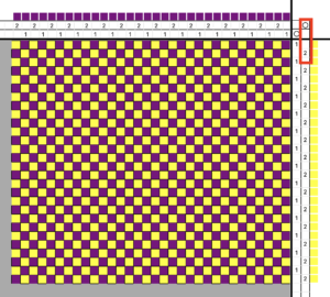 How to read a rigid heddle weaving draft - Kelly Casanova Weaving Lessons