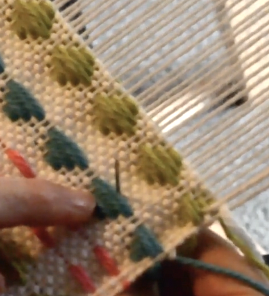 How to weave little trees on a rigid heddle loom - Kelly Casanova ...