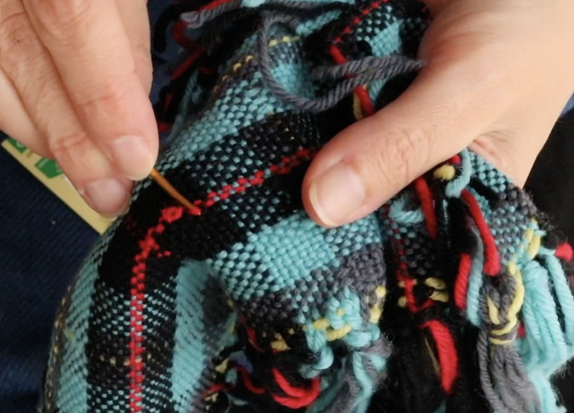 How to fix snags in your weaving! - Kelly Casanova Weaving Lessons