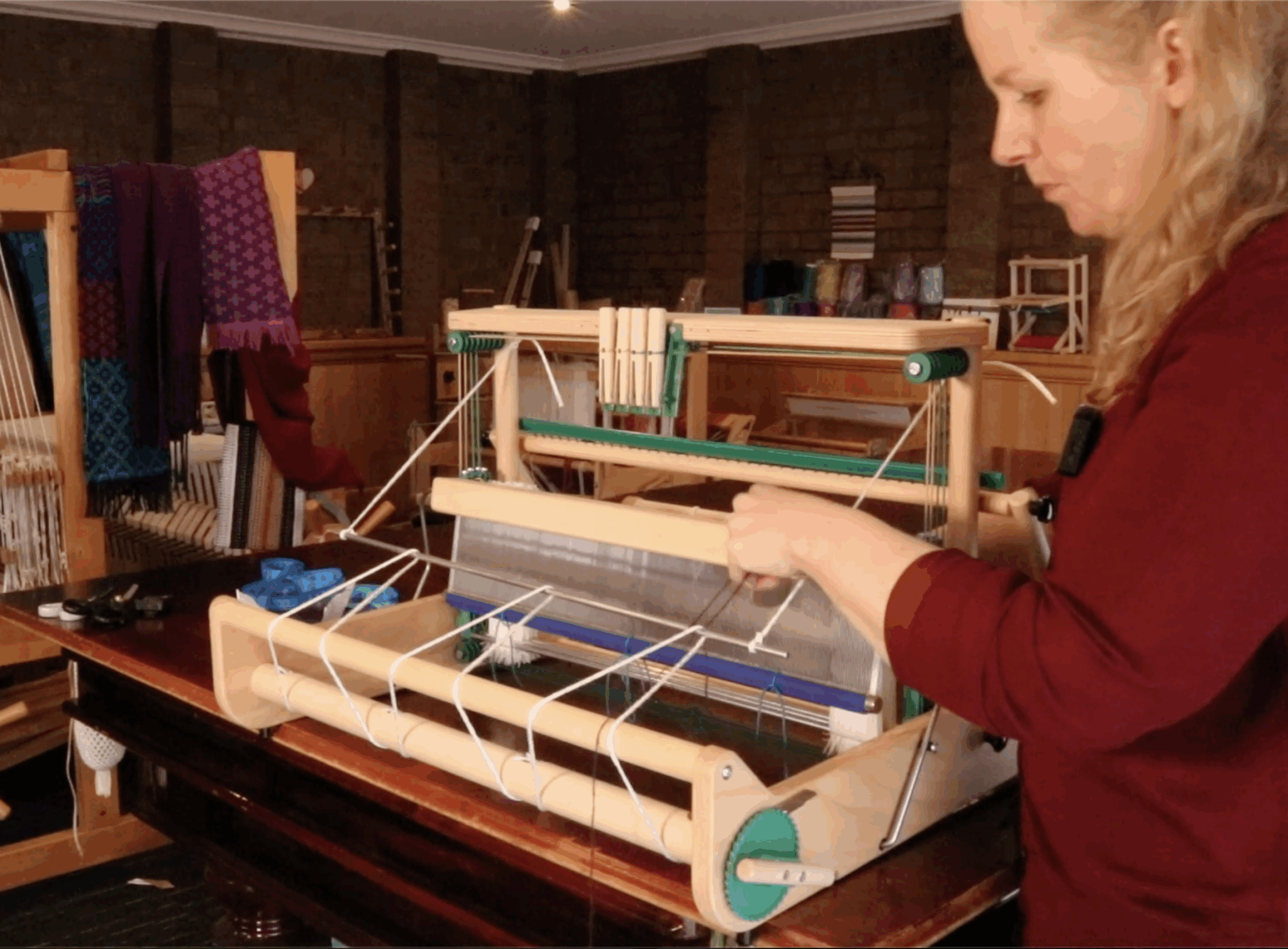 Can You Direct Warp a Table Loom? My First Time Experience - Kelly ...